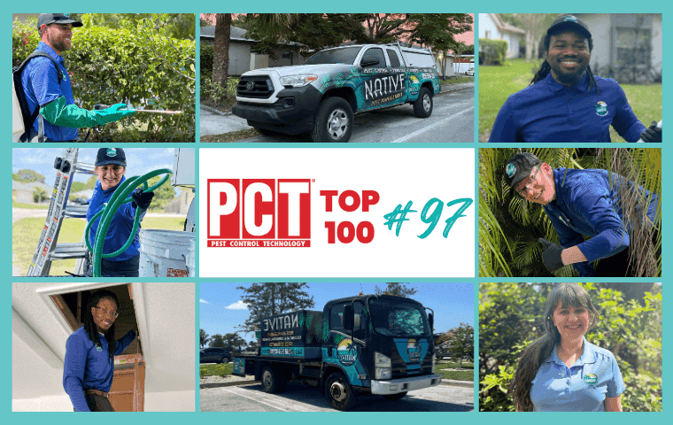 Native Pest Management Makes PCT 100 List | Native Pest Management